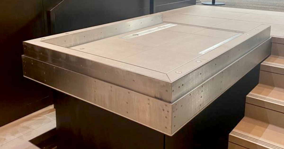 Bespoke lift - Retracting stairs that reveal a hidden lift