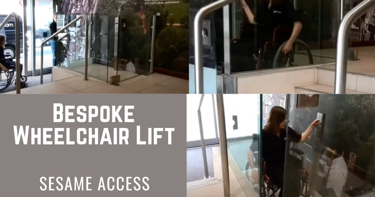 The Sesame Bespoke Wheelchair Platform Lift Movie