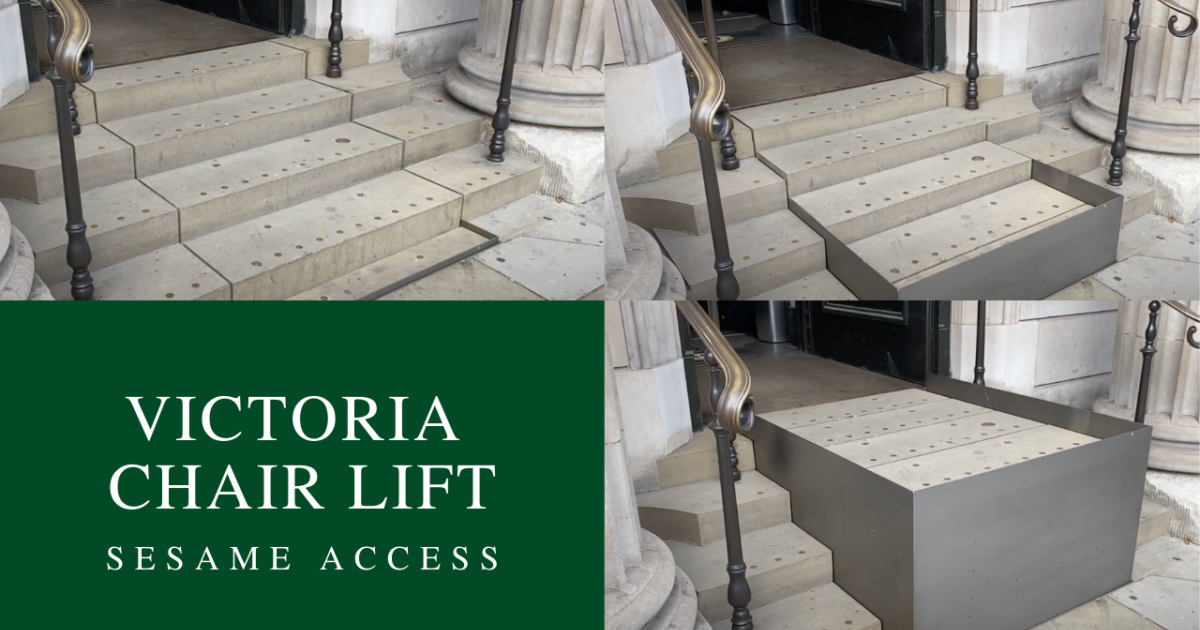 Victoria Chair Lift In London | Sesame Access